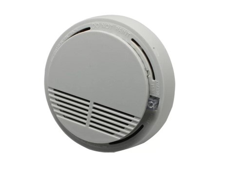 Photoelectric smoke alarm SS-168 with 9VDC battery in ceiling or wall ...